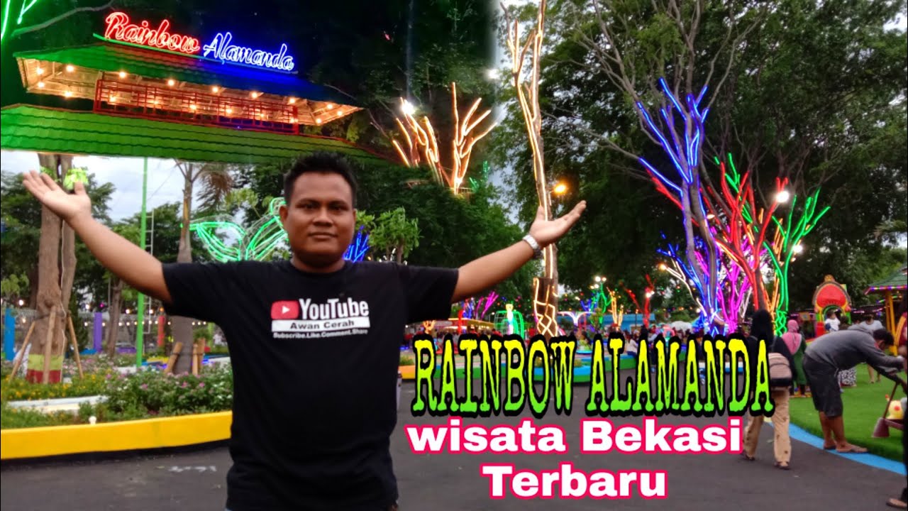 RAINBOW ALAMANDA || WISATA BEKASI TERBARU di DANAU ALAMANDA REGENCY ...