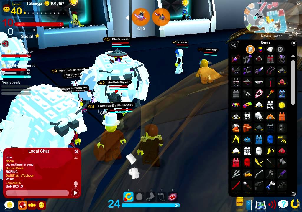 LEGO Universe Mythran Event 19th December 2011 Part 1 - YouTube