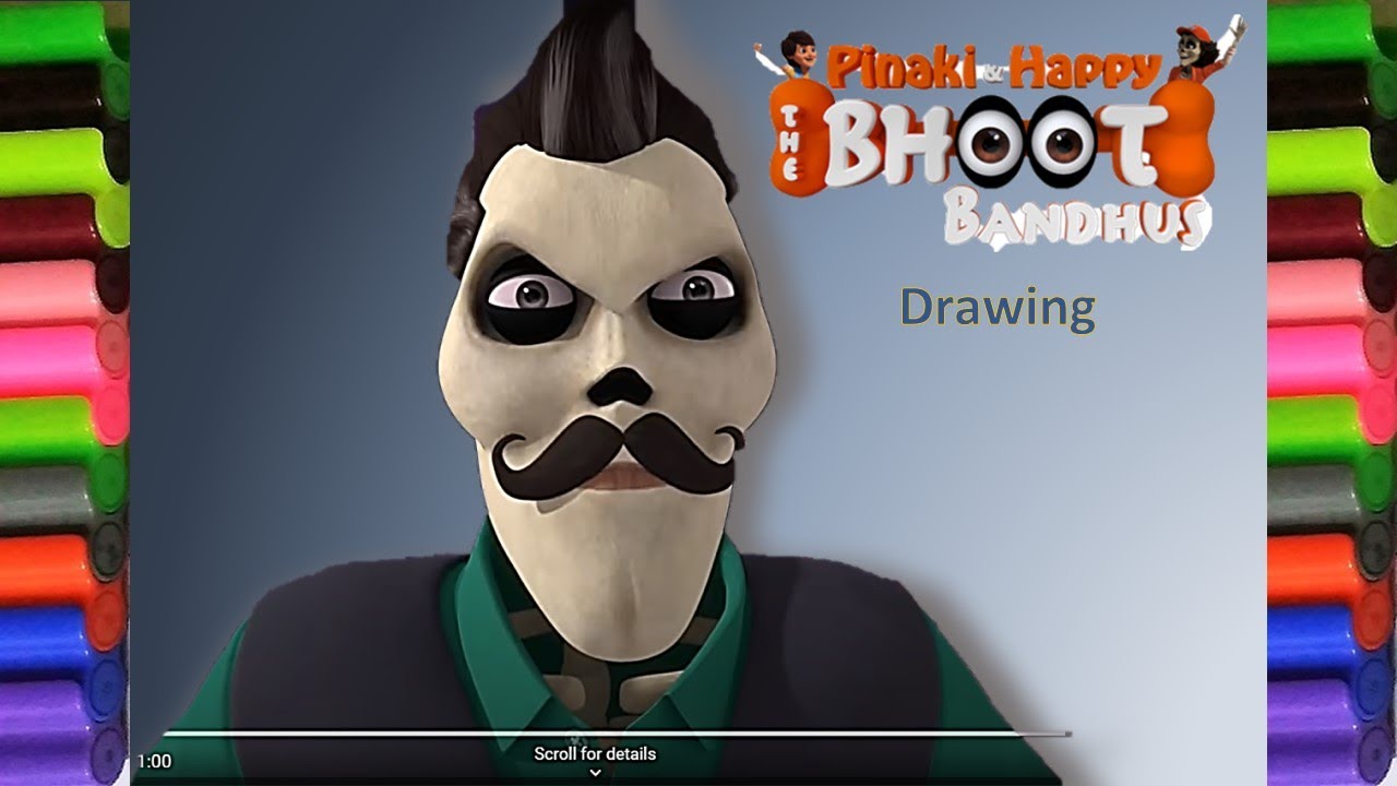 How to Draw Pinaki and Happy cartoon Drawing | pinaki and happy both ...
