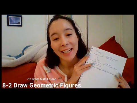 7th Grade Math: 8-2 Draw Geometric Figures - YouTube
