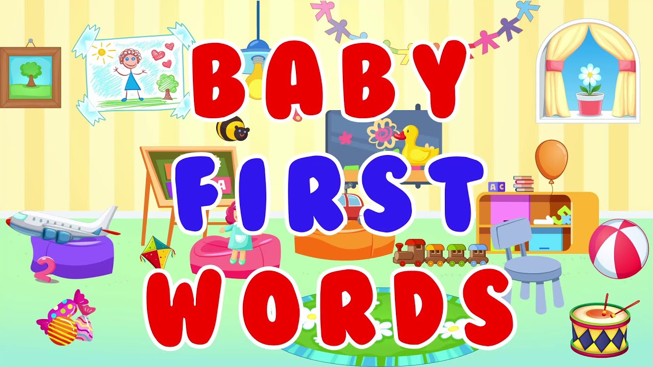 Baby first word songs | Toddler Learning Video | Baby Videos | First ...