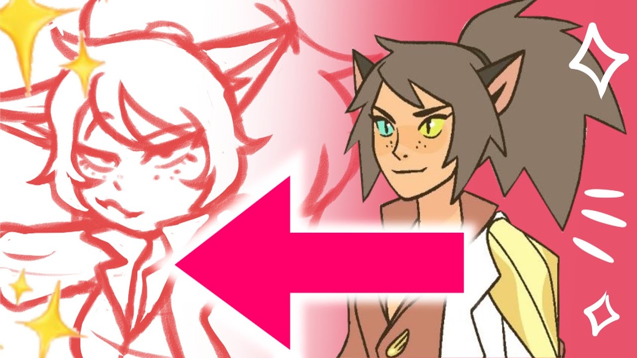 💖 DRAWING future Catra 💖#shera (13+) - YouTube