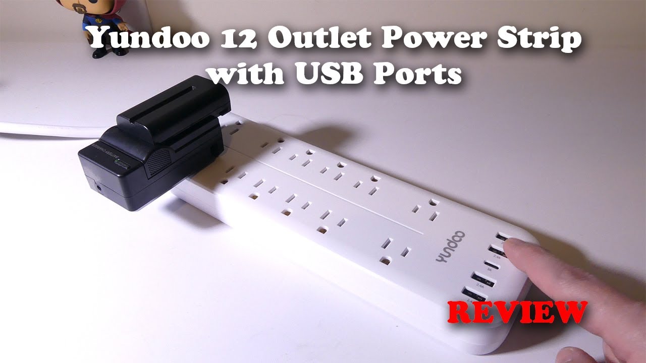 Yundoo 12 Outlet Power Strip with USB Ports REVIEW - YouTube