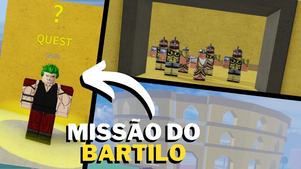 Como completar a MISSÃO do Bartilo ( BLOX FRUITS ) - Roblox - YouTube
