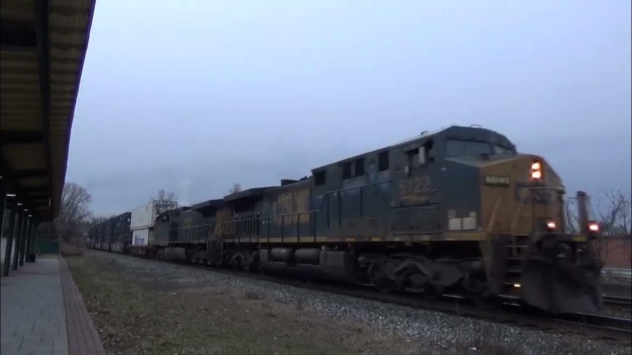 CSX & NYSW (1/19/2023) NS, DPU, GP38-2, AC4400CW, ES44AH, ES40DC, ET44AH, SD70MACe, WS1 & More ...