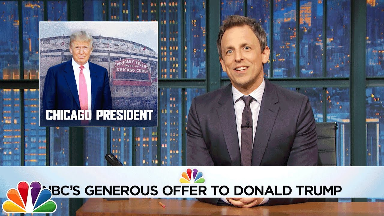 Seth Casts Donald Trump's Chicago President - YouTube