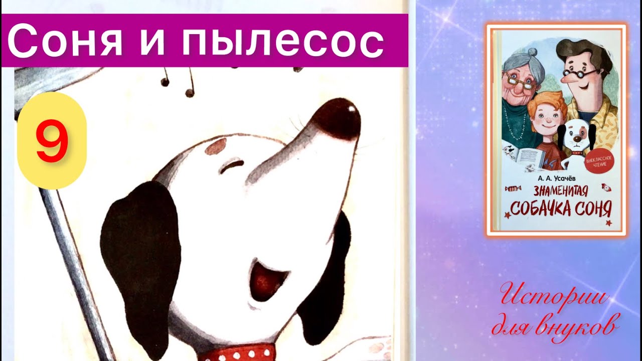 ЗНАМЕНИТАЯ СОБАЧКА СОНЯ. 9. СОНЯ И ПЫЛЕСОС. Автор А. Усачёв. - YouTube