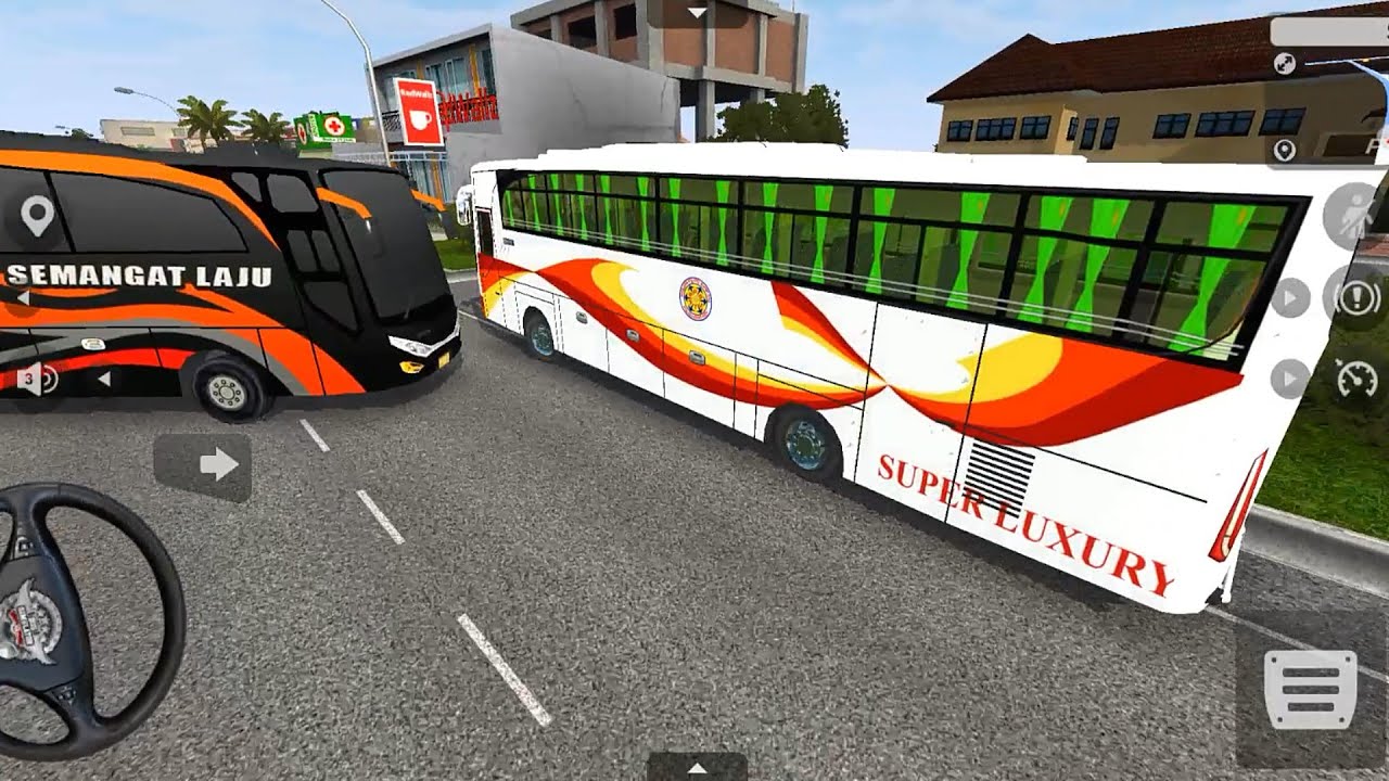 APSRTC Telugu Bus Super Luxury Bus BUS Simulator indonesia Tour Map ...