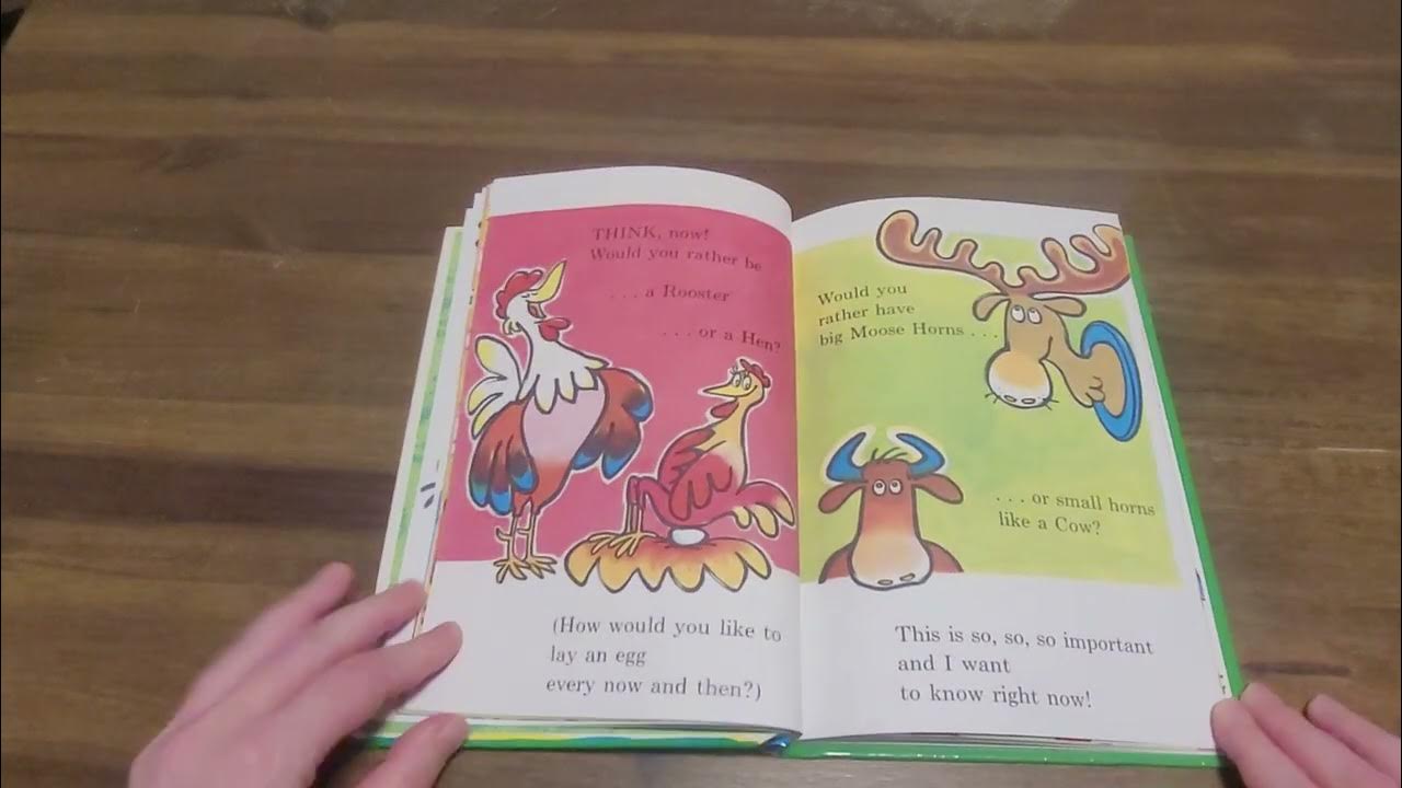 Dr Seuss - Would You Rather Be A Bullfrog - YouTube