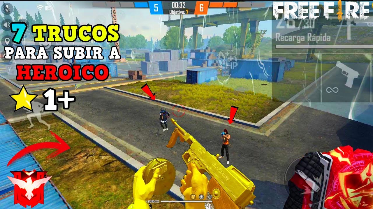 7 TRUCOS PARA GANAR SIEMPRE EN *DUELO DE ESCUADRAS* Y SUBIR A HEROICO EN 3 DÍAS EN FREE FIRE 😱 ...