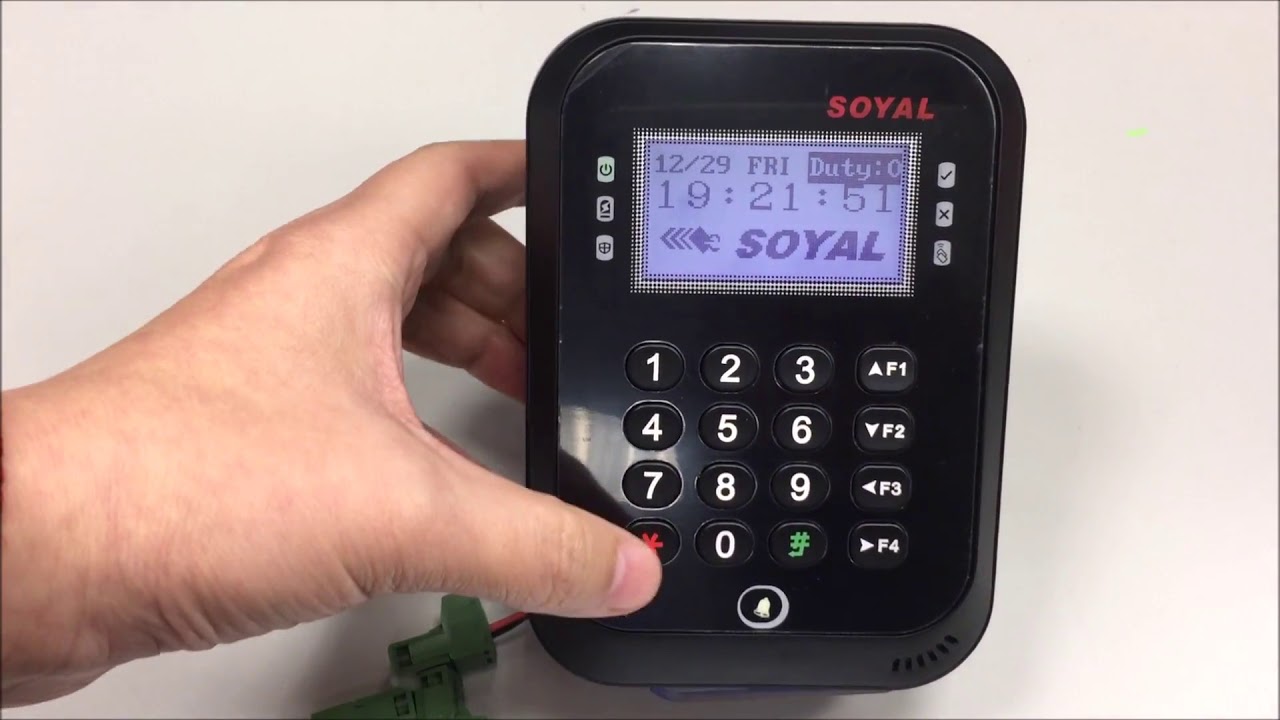 Display Muliple Card Formats On SOYAL LCD Screen Controller YouTube ...