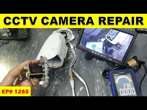 {1285} How to Repair CCTV Camera, No Video Problem - YouTube