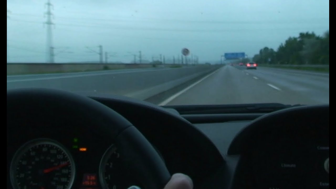 332 km/h / 207 mph BMW M6 V10 tuned Autobahn top speed by US pilot ...