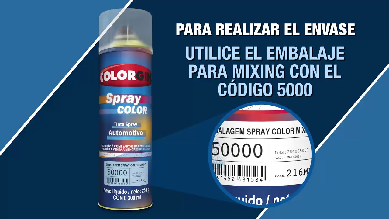 Máquina para envases "spray mixing" sherwin William - YouTube