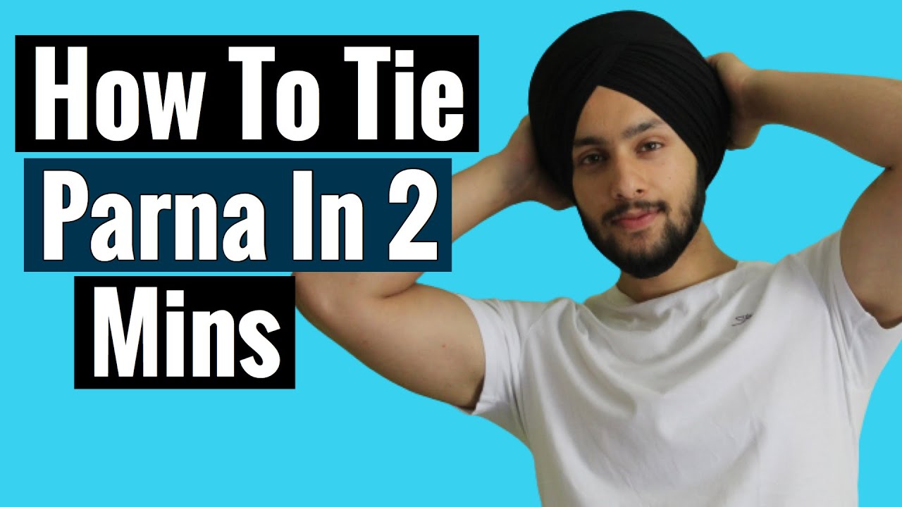 How To Tie Parna Without Pooni | Easy And Fast Way| - YouTube
