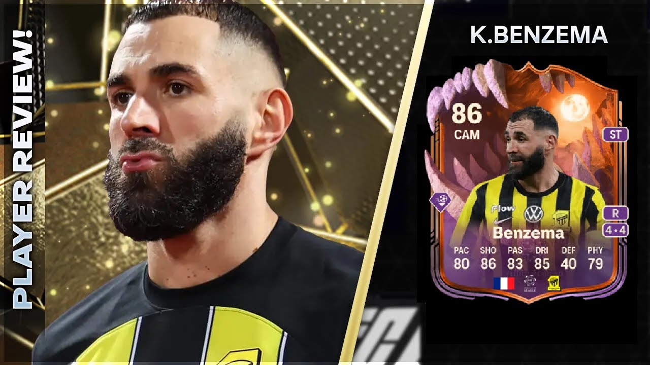 BROKEN CARD!!!! 86 RATED ULTIMATE SCREAM KARIM BENZEMA PLAYER REVIEW ...