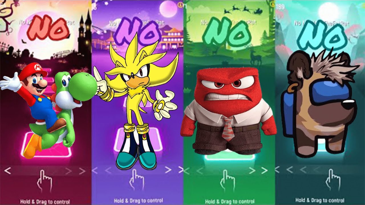 Super Mario 🆚 Sonic 🆚 Inside Out 🆚 Among Us. 🎶 Who Is Best? - YouTube