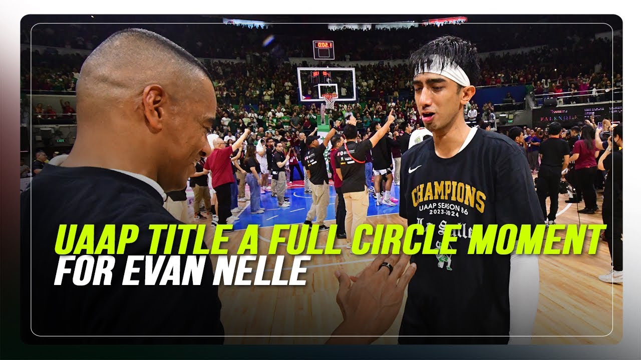 Evan Nelle speaks on ending his UAAP career with a championship | ABS ...