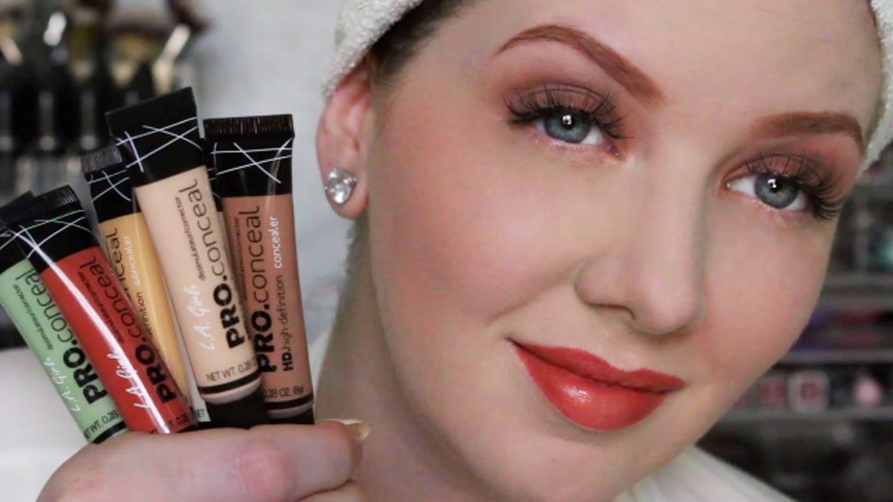 Full Face Tutorial Using ONLY Color Correctors & Concealers - YouTube