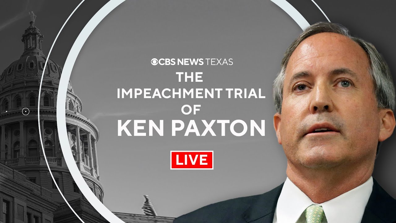 Watch live: Ken Paxton impeachment trial live stream day 6 - YouTube