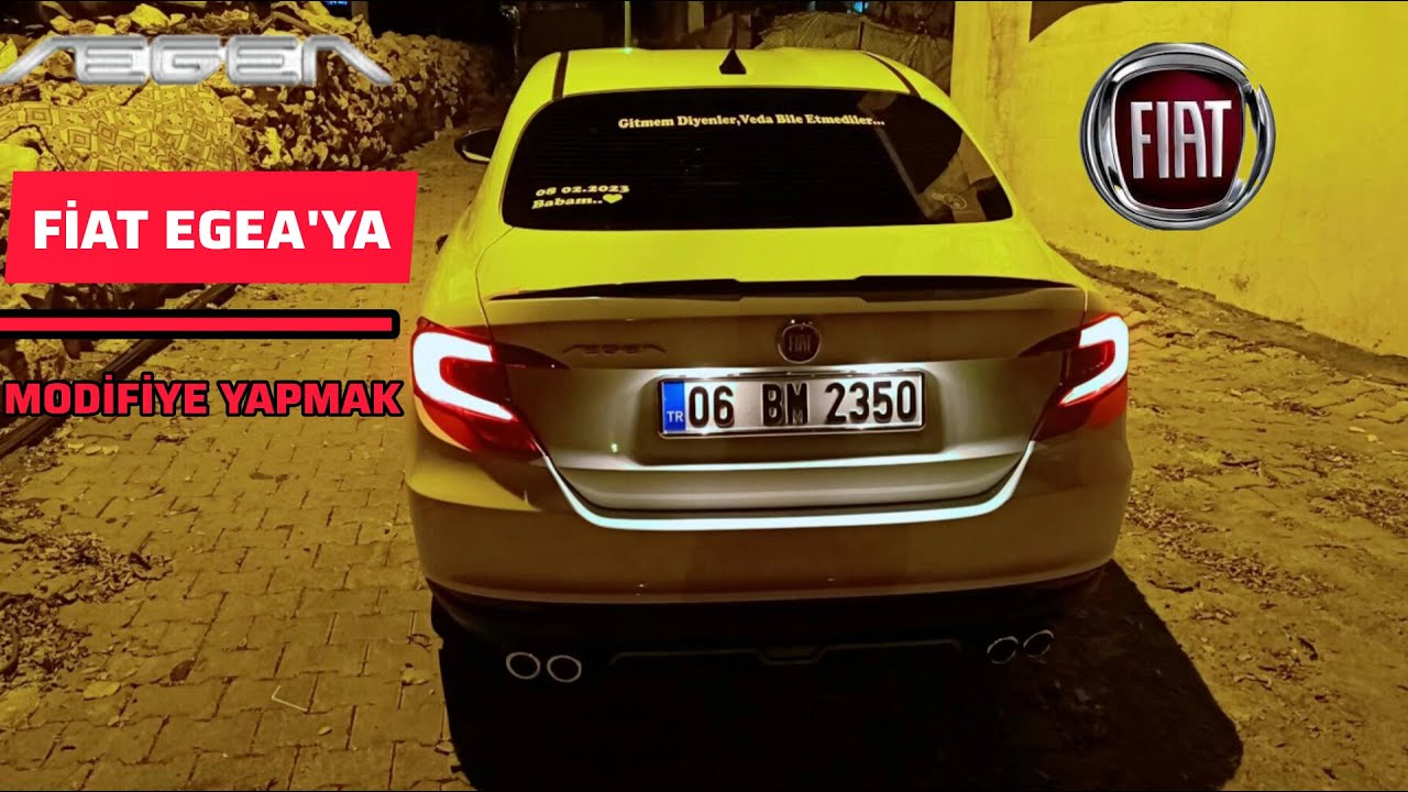 MODİYELİ EGEA FİAT EGEA'YA MODİFİYE YAPMAK ARACA YAPTIĞIMIZ YENİLİKLER ...