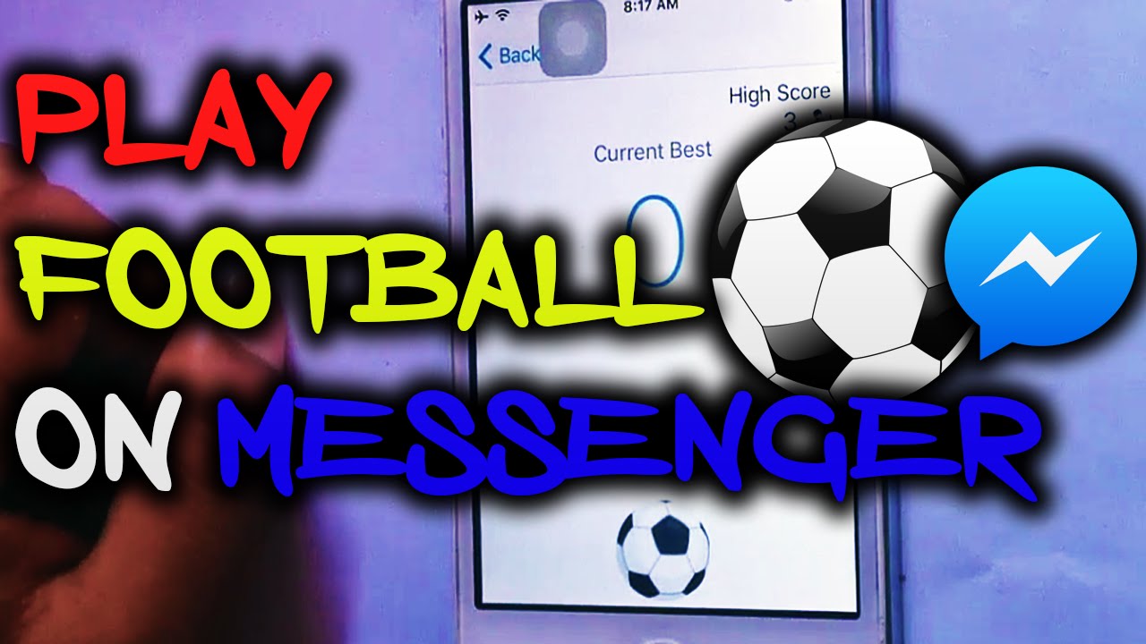 How to Play Football On Messenger - Android,iPhone Tutorial 2016 - YouTube