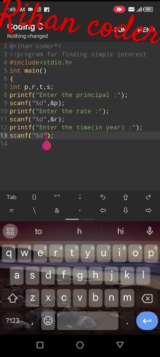 Program For Simple Interest C Coding Codingtime Language Coder Programminglanguage Trending