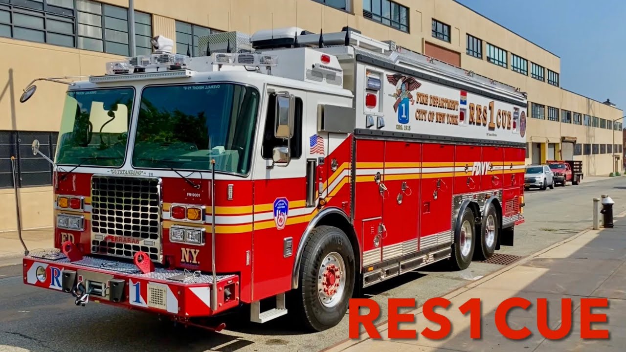🌟 SUPER EXCLUSIVE 🌟 FIRST LOOK AT BRAND NEW FDNY RESCUE 1 - YouTube