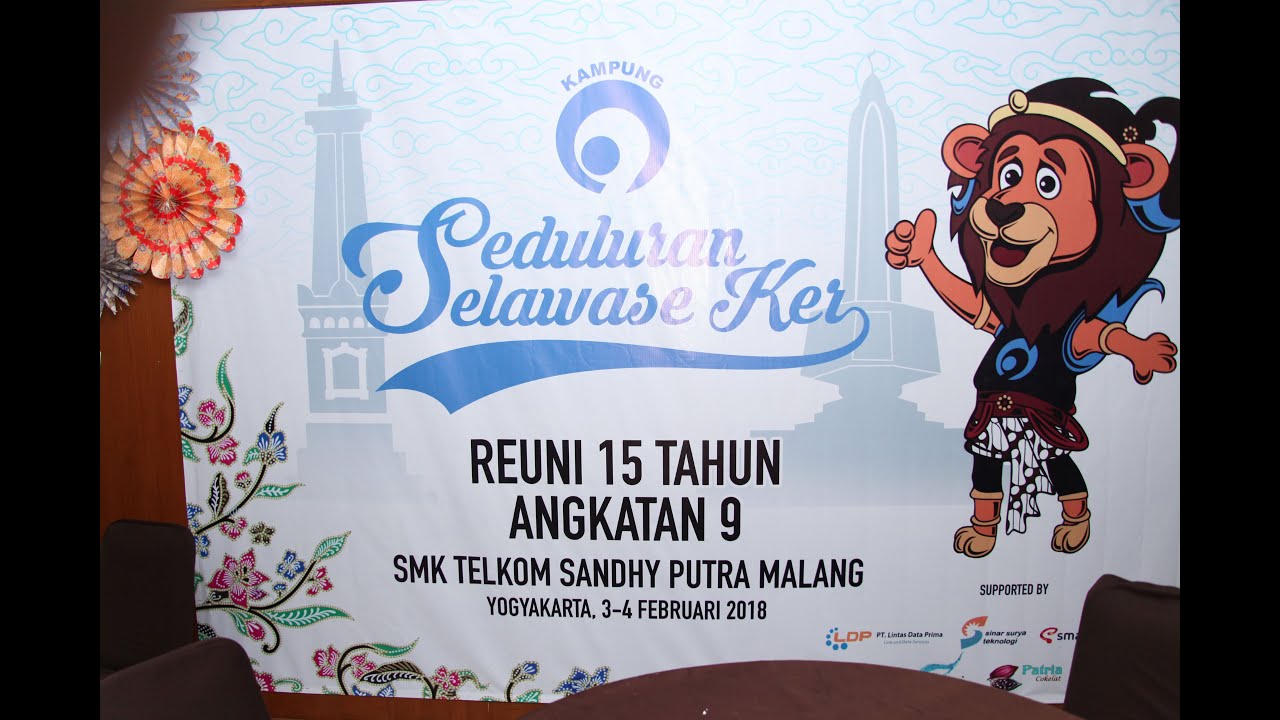 Reuni 15 Tahun Angkatan 9 SMK TELKOM MALANG - YouTube