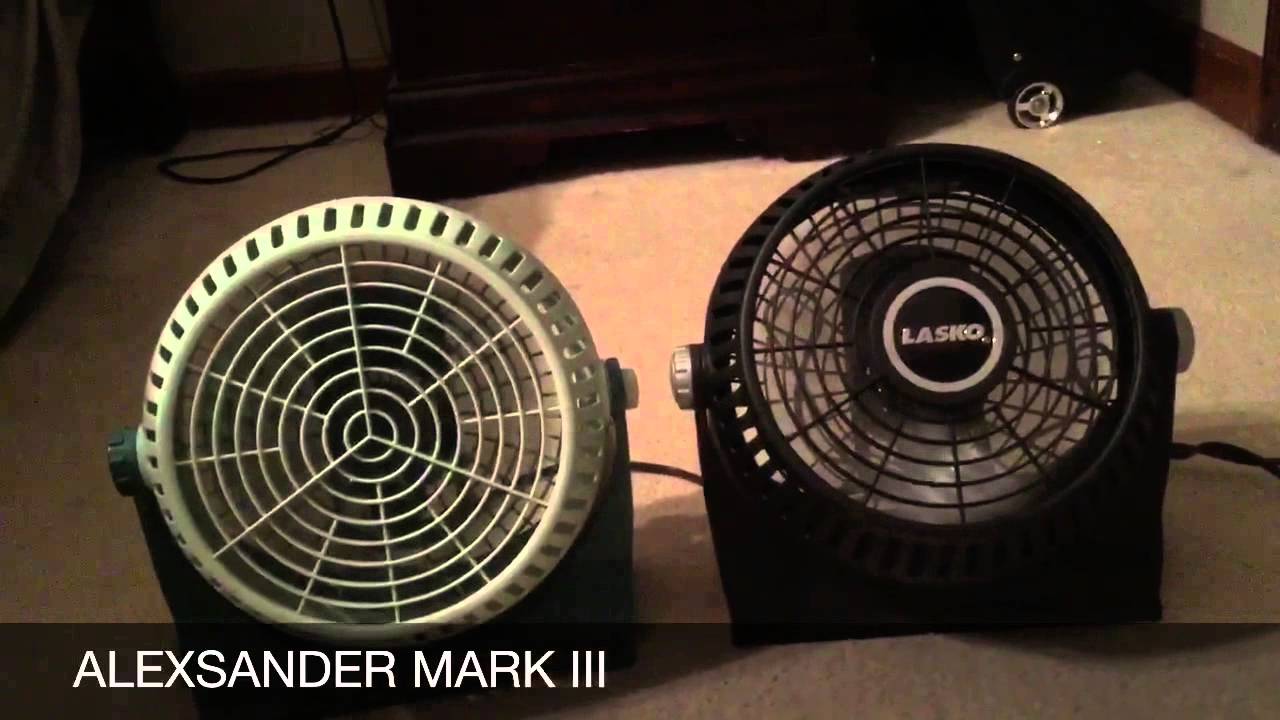 My Lasko Breeze Machine fans. - YouTube