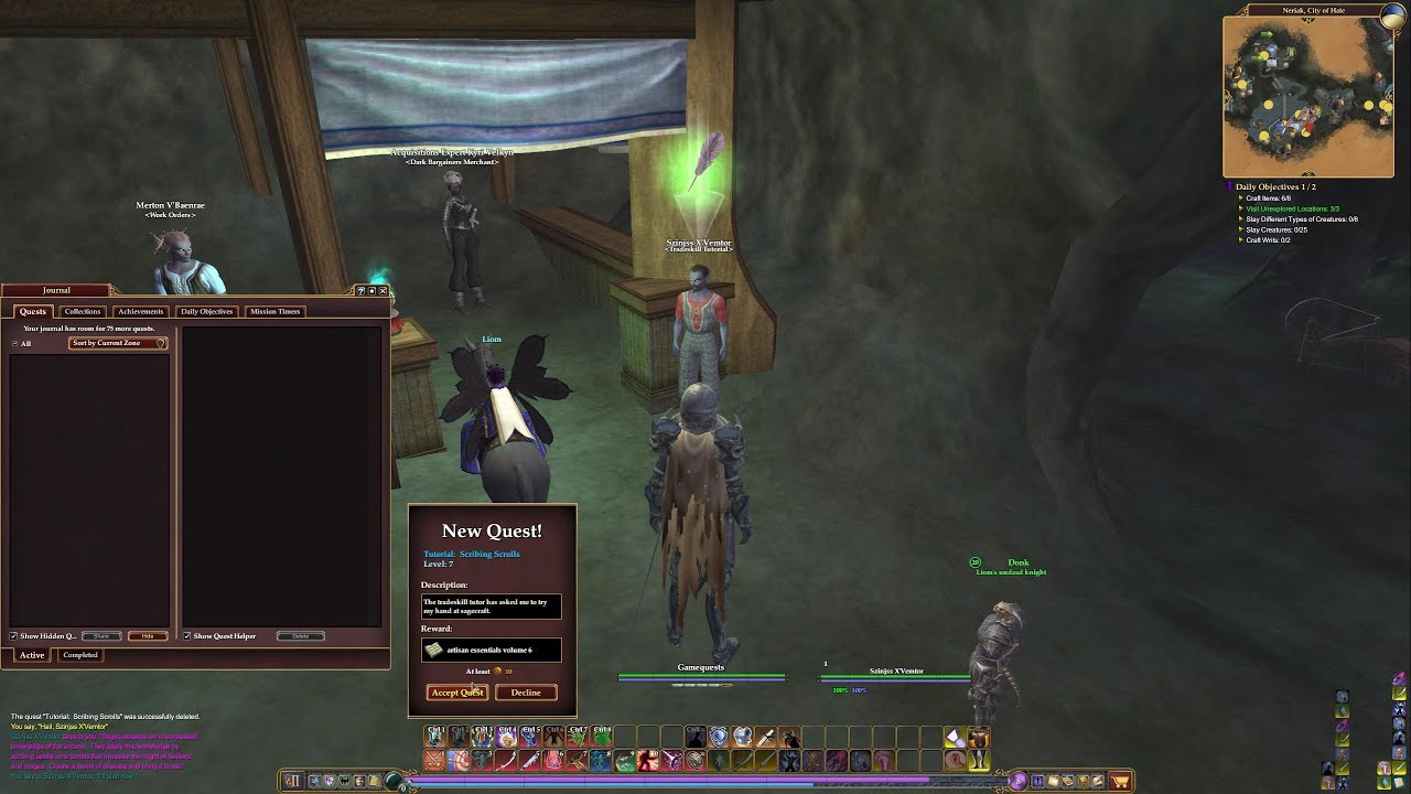 Tutorial: Scribing Scrolls | EQ2 - YouTube