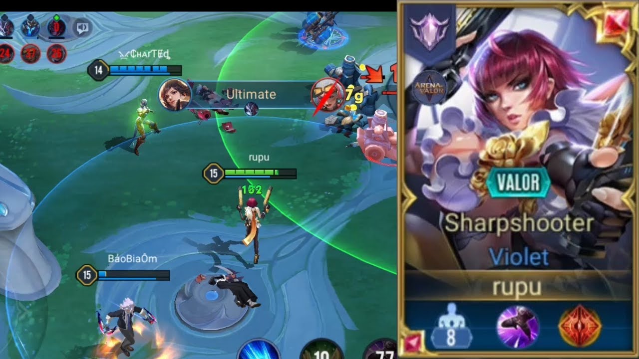 AoV : VIOLET PRO GAMEPLAY | BEST BUILD | - ARENA OF VALOR - YouTube