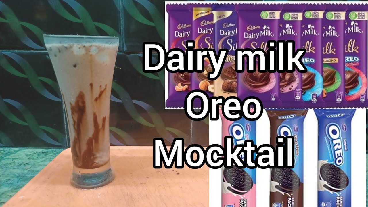 dairy milk oreo mocktail || How to make mocktail || The mocktail bar ...