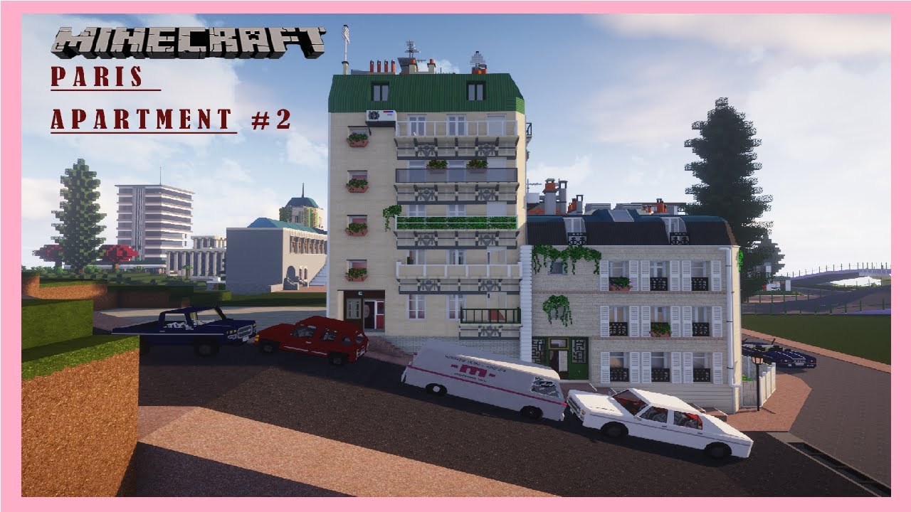 Minecraft PARIS Apartment (Realitsic) City Tutorial [Flixtown#11] - YouTube