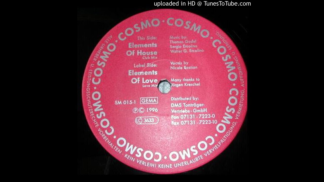 Cosmo – Elements Of House (Club Mix)-1996 - YouTube