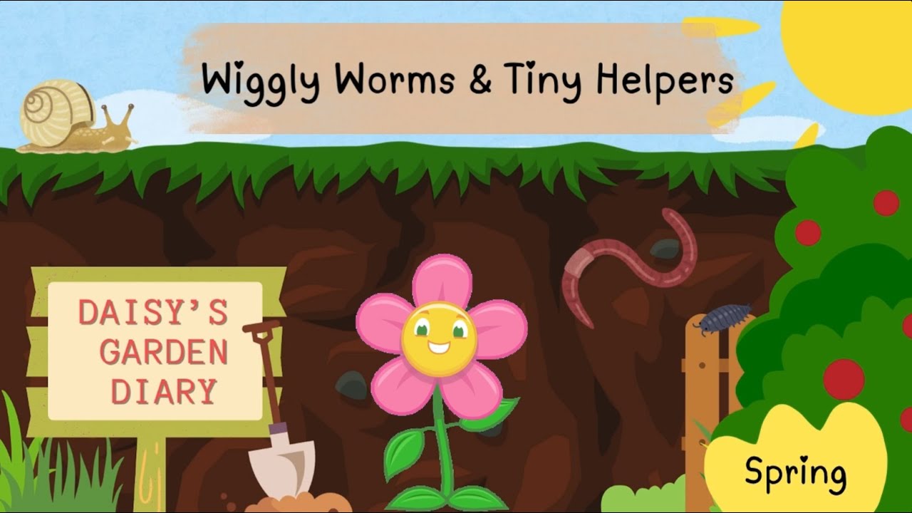 Wiggly Worms & Tiny Soil Helpers 🪱🌱 | Daisy’s Garden Diary Ep. 3 | Soil ...