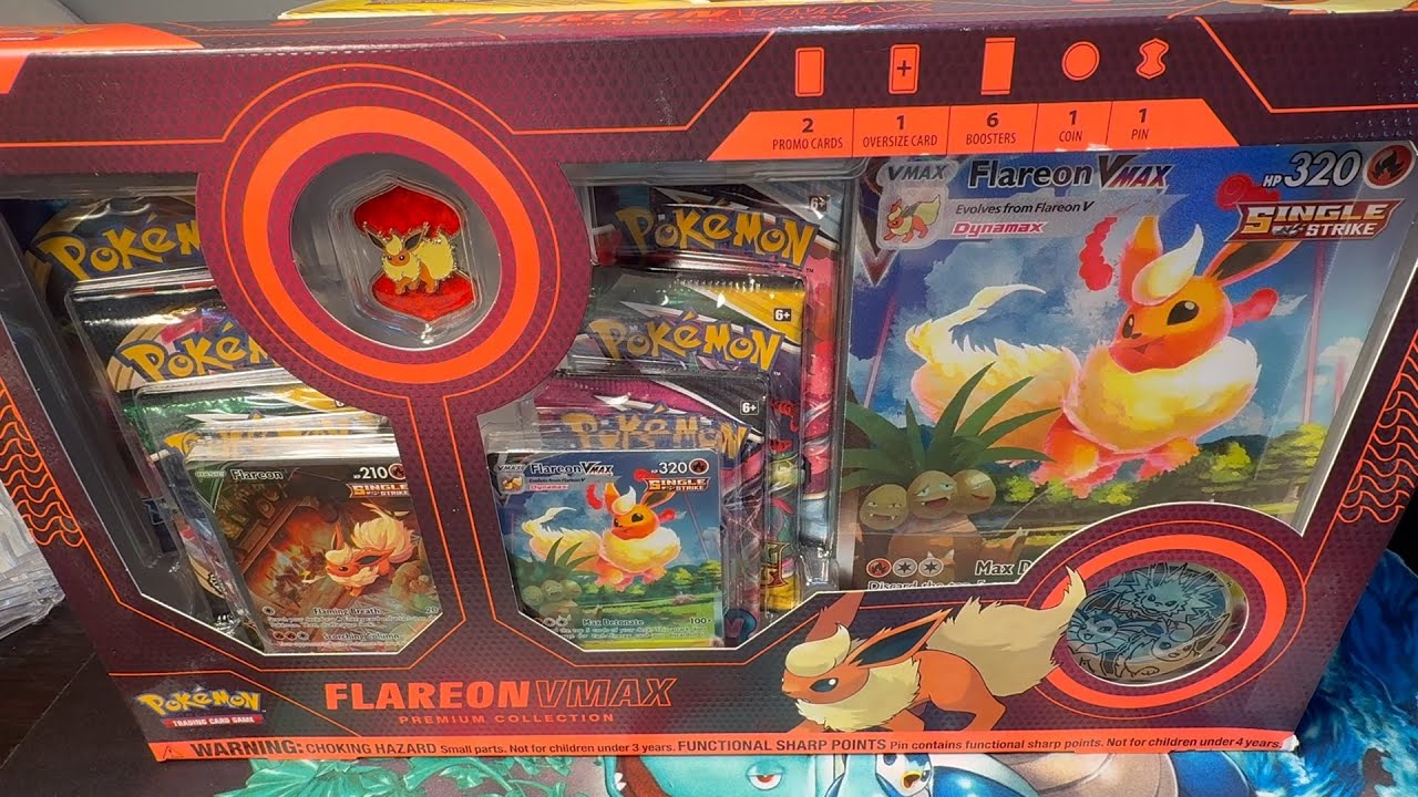 Evolving Skies Flareon VMax Box - YouTube