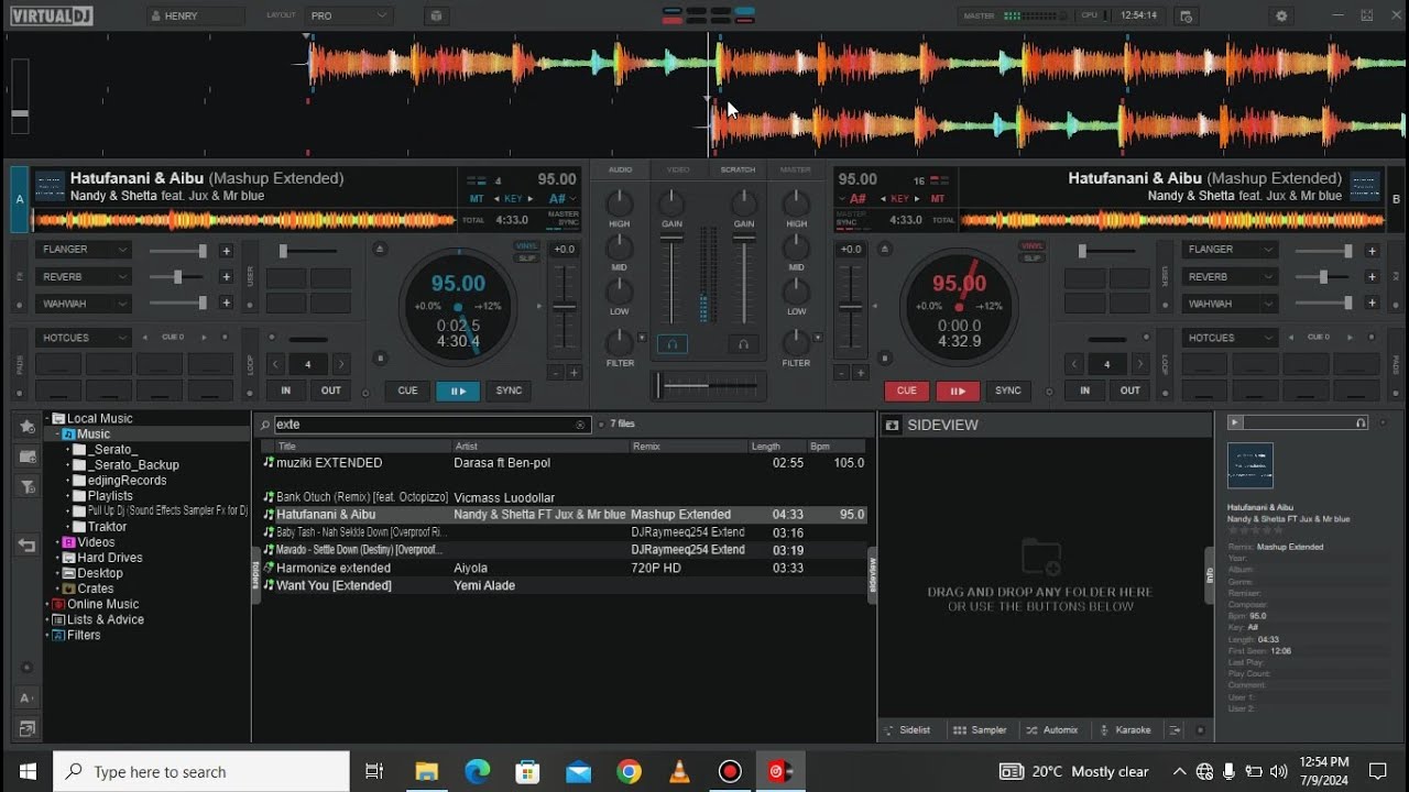 How scratch in the latest virtual dj using keyboard and touchpad using ...