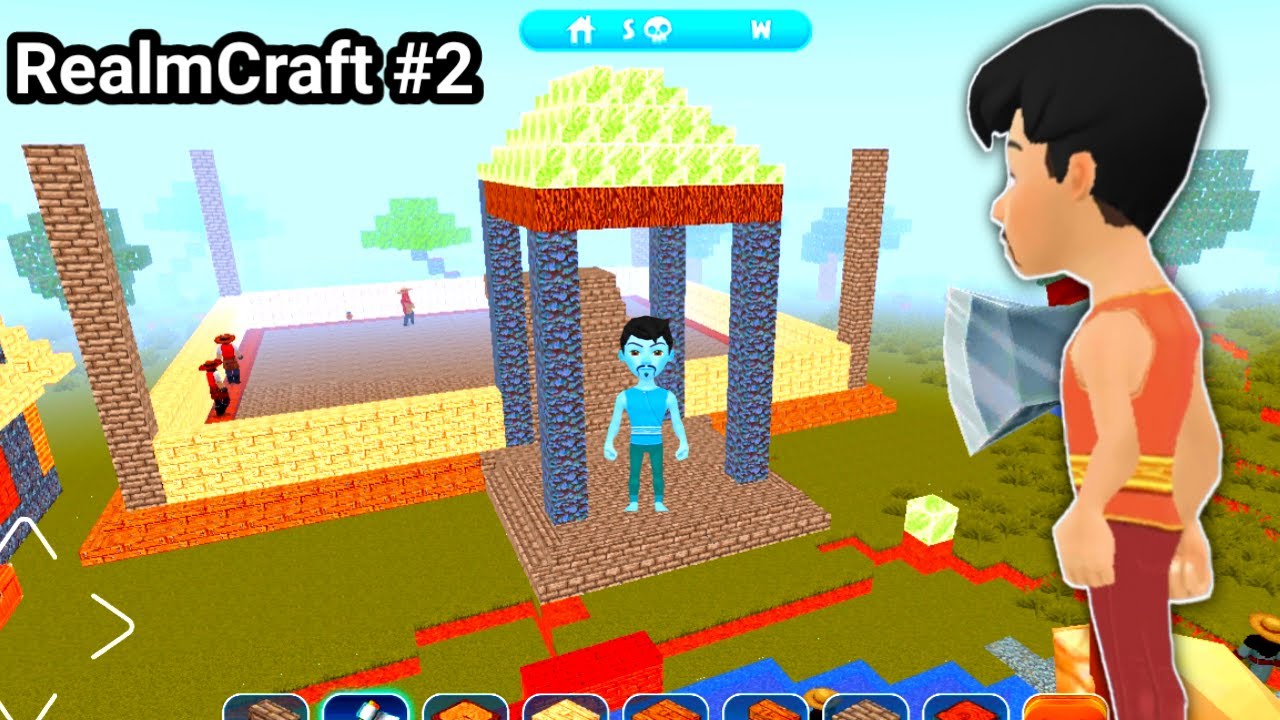 I MADE A BEAUTIFUL HOUSE IN REALMCRAFT | REALMCRAFT GAMEPLAY #2🔥 - YouTube