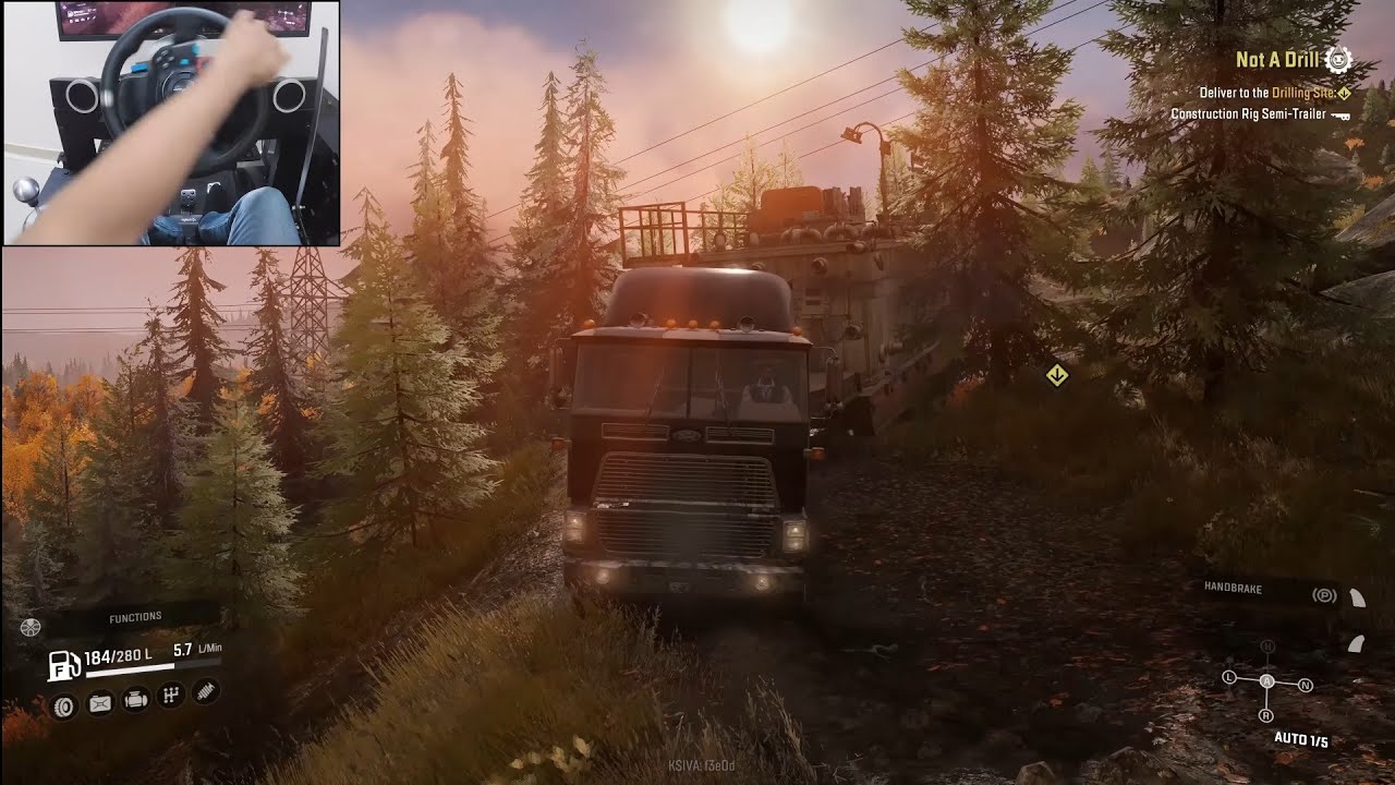 Snowrunner gameplay - Transporting an oversized trailer - YouTube