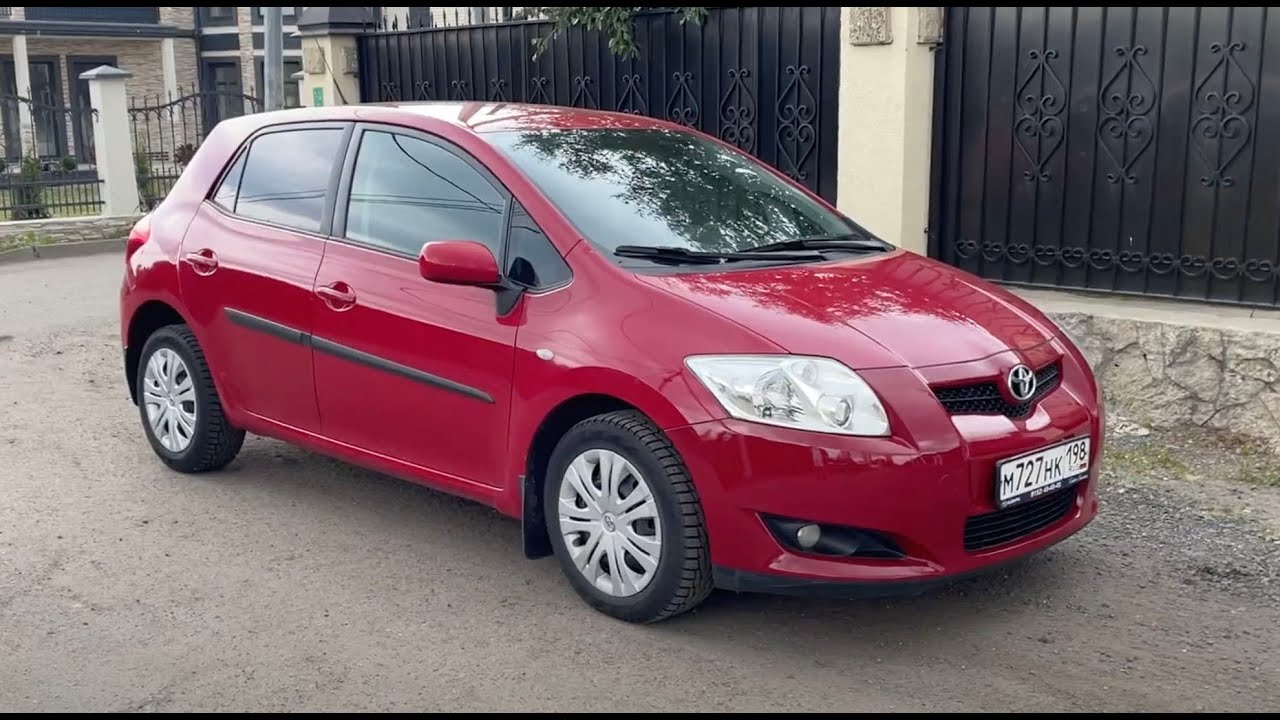 Toyota Auris 2008 1.6 MT - YouTube