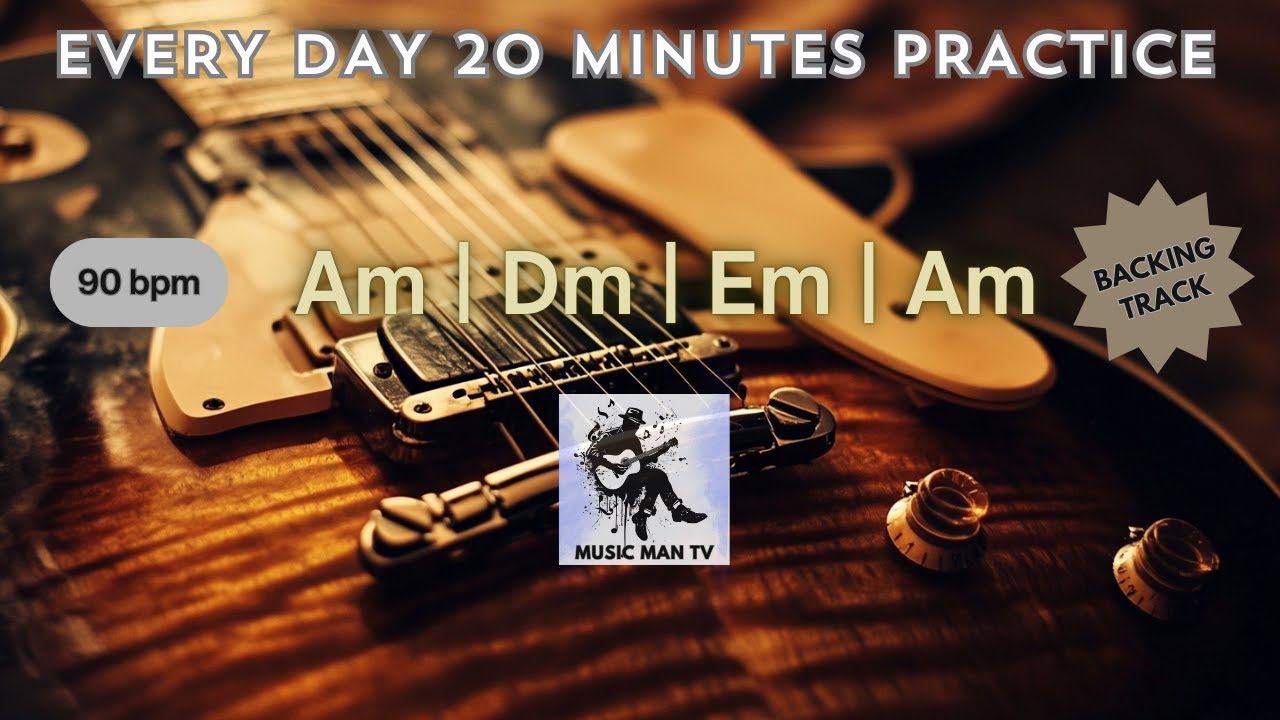 Rock Pop Backing Track in Am | Am Dm Em Am | 90 bpm | # ...