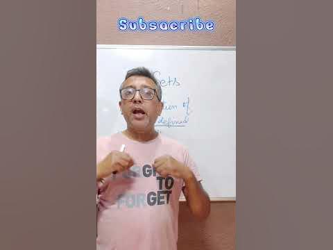 Sets definition | Collection of well-defined objects - YouTube
