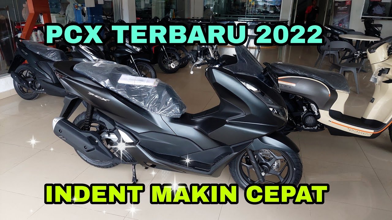 PCX TERBARU 2022 TIPE CBS WARNA HITAM DOP - YouTube