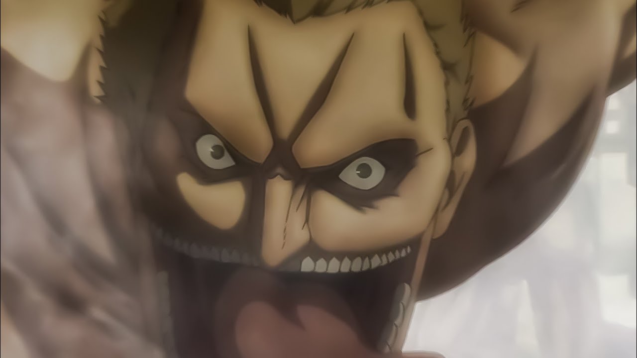 Titan Mandíbula Morre! Attack on Titan/Shingeki no Kyojin 1080pHD - YouTube