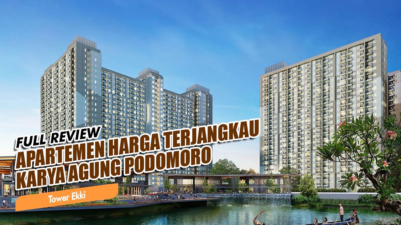 CUMA 300JUTAAN AJA || APARTEMEN TOWER EKKI DI PODOMORO GOLF VIEW DEKAT ...