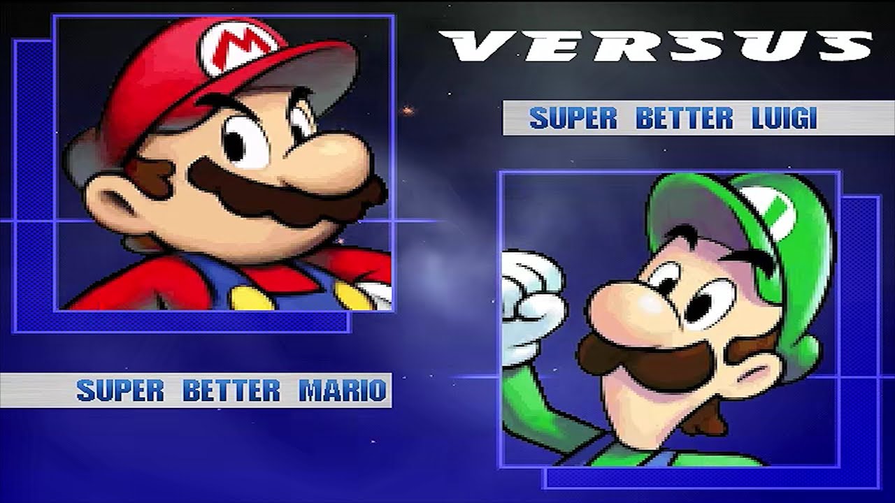 Super Better Mario VS Super Better Luigi (Best of 3 Battles) | FUNNY ...