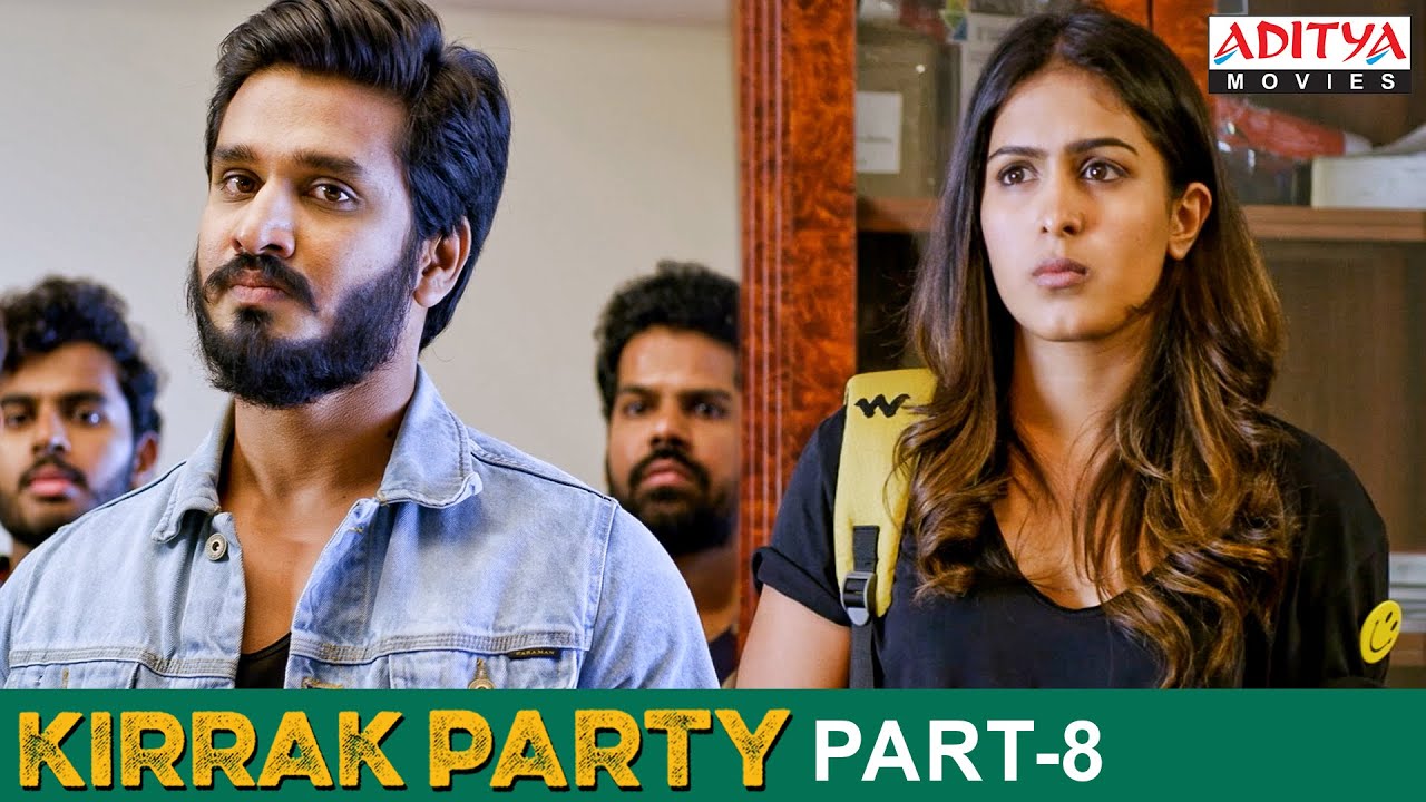 Kirrak Party Hindi Dubbed Movie Part - 8 | Nikhil, Simran Pareenja ...