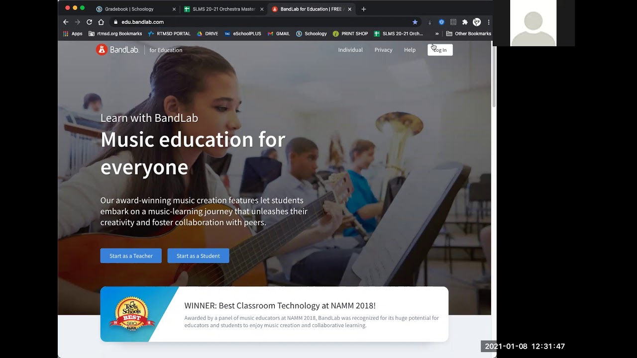 How to Log into BandLab for Education - YouTube