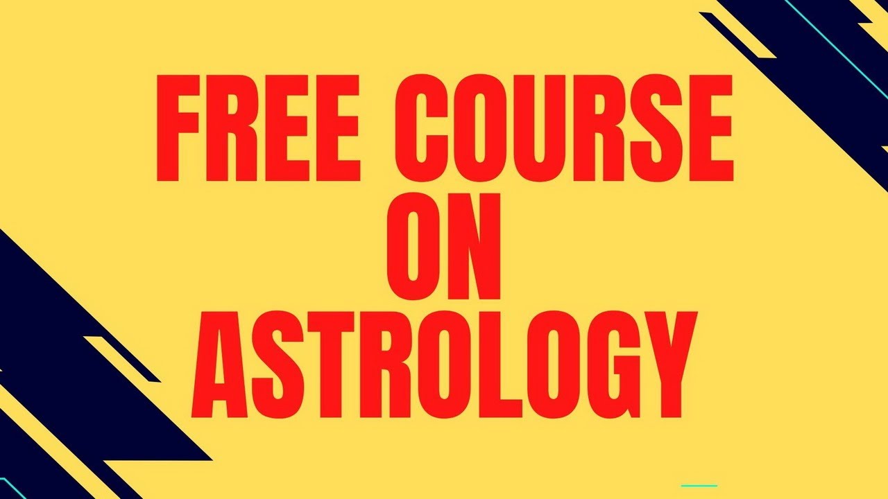 Astrology Free Course 2nd Day - YouTube